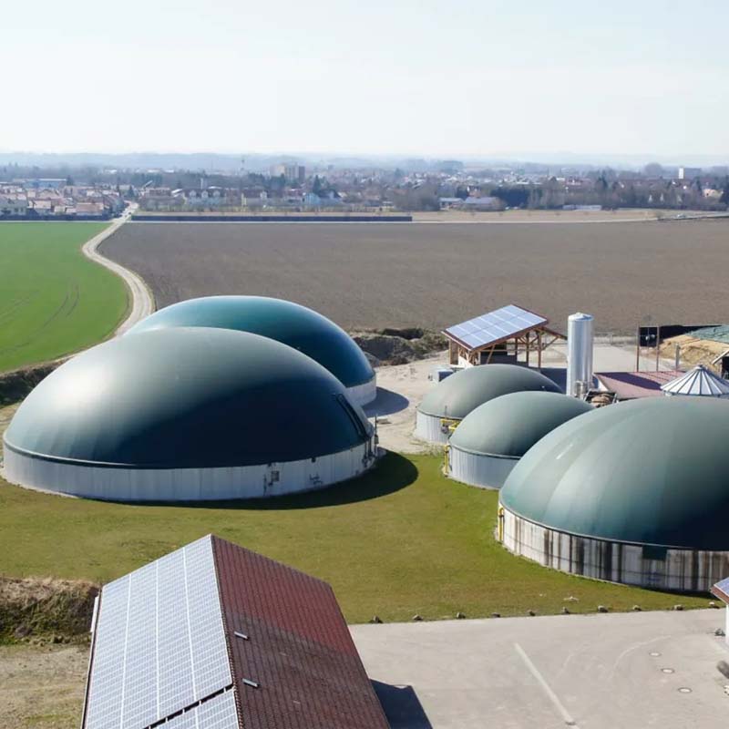 Features of Dual Membrane Biogas Dome
